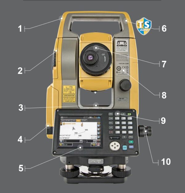 Máy toàn đạc điện tử Topcon OS Series ( OS-101, 102, 103, 105)